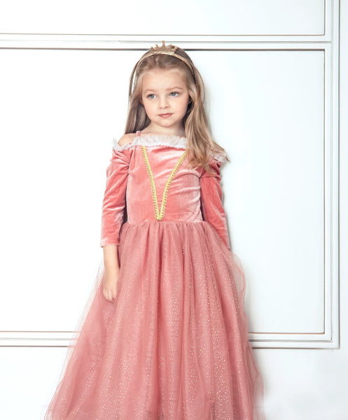 Vestido de Princesa Aurora – Elemeno Kids